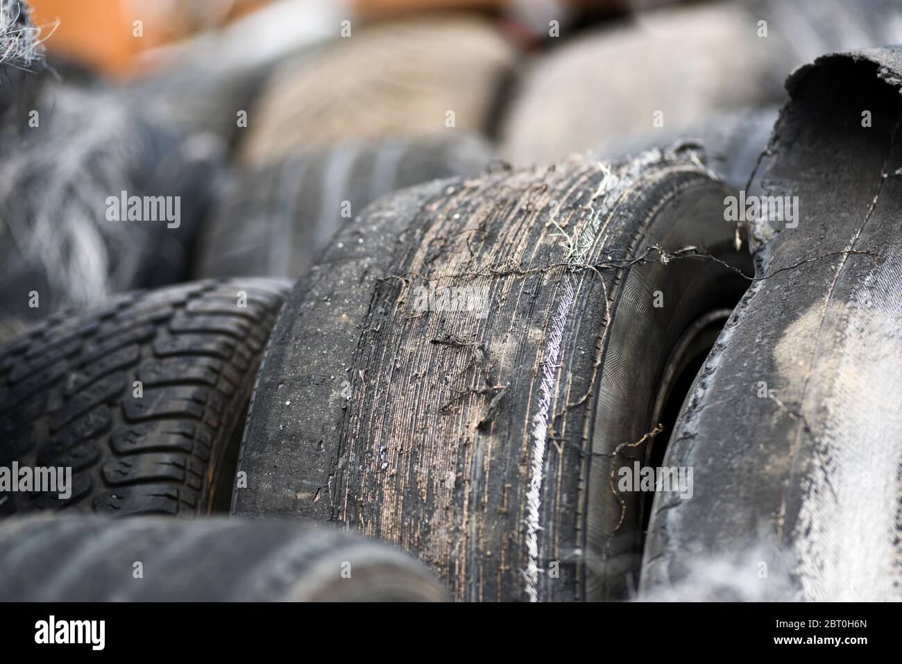 Exploded tyre hi-res stock photography and images - Alamy