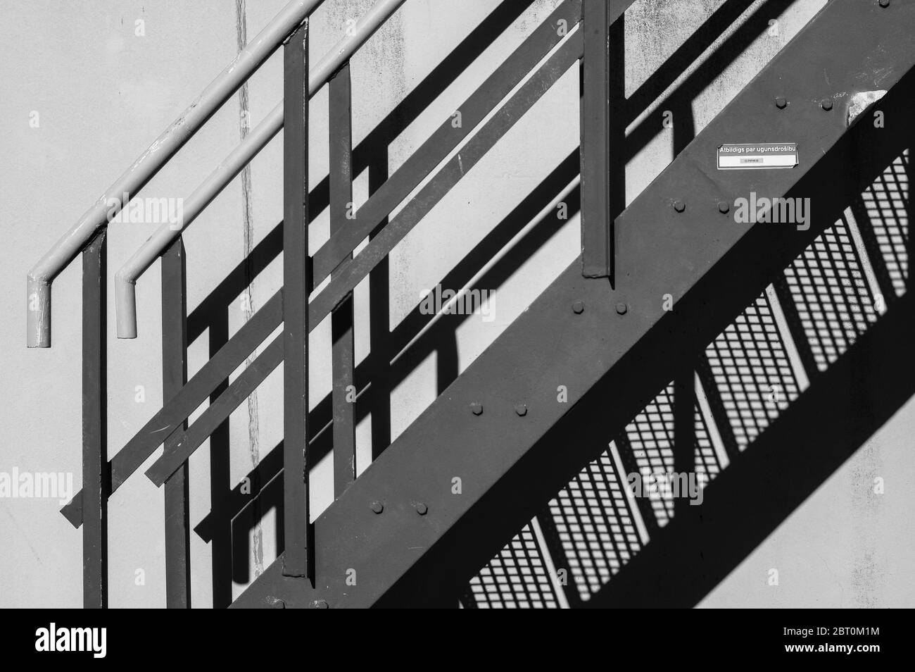 Industrial metal stairs. Metal stairs or steps or staircase. Industrial ...