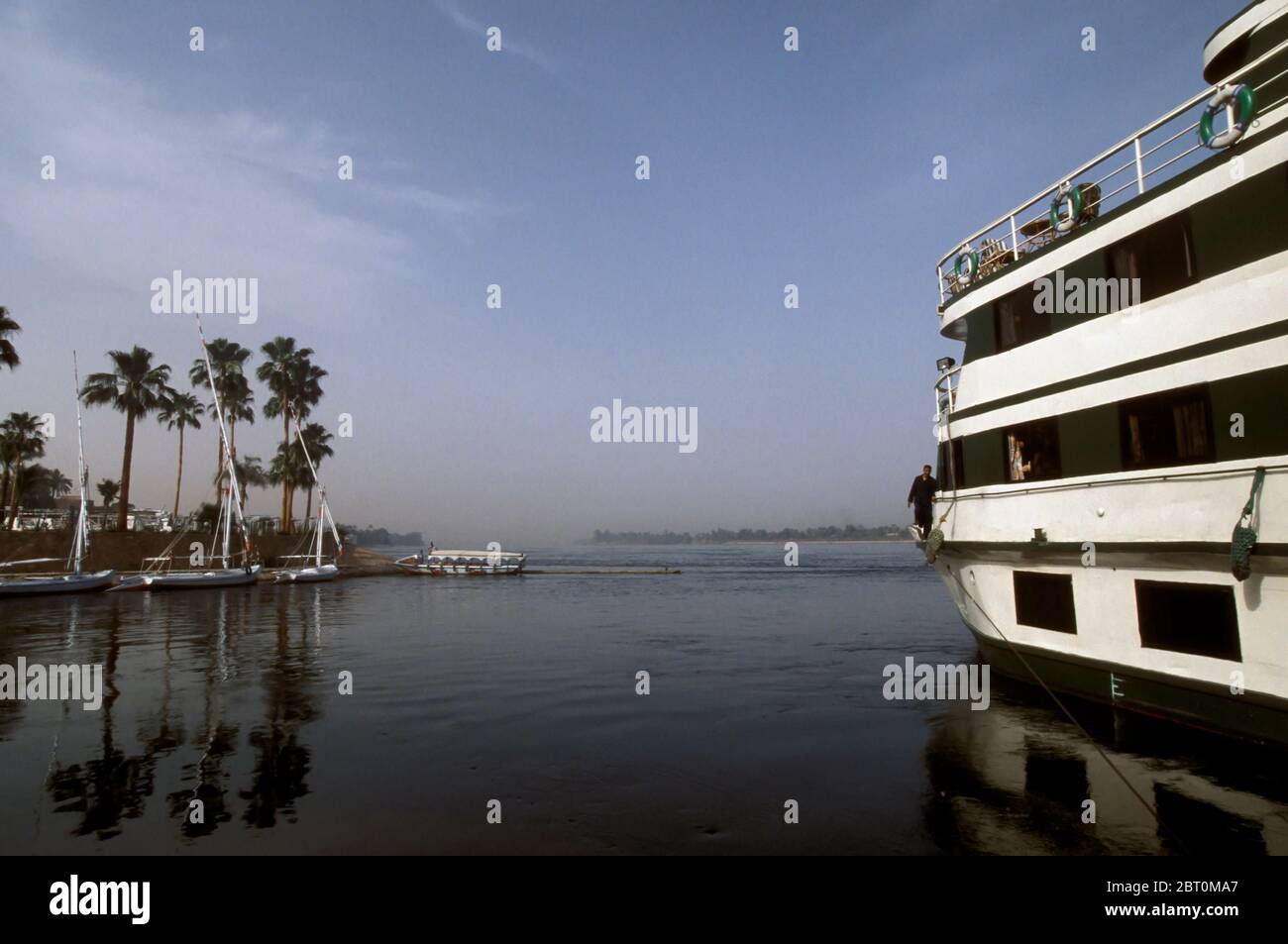 Nile cruise boat in Aswan, Egypt, Africa Stock Photo - Alamy