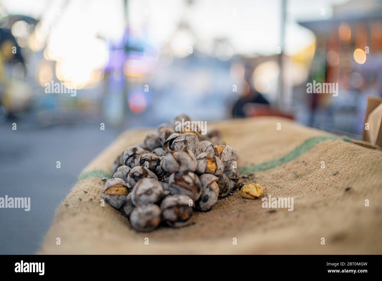 Hot Chestnut Stall High Resolution Stock Photography and Images - Alamy