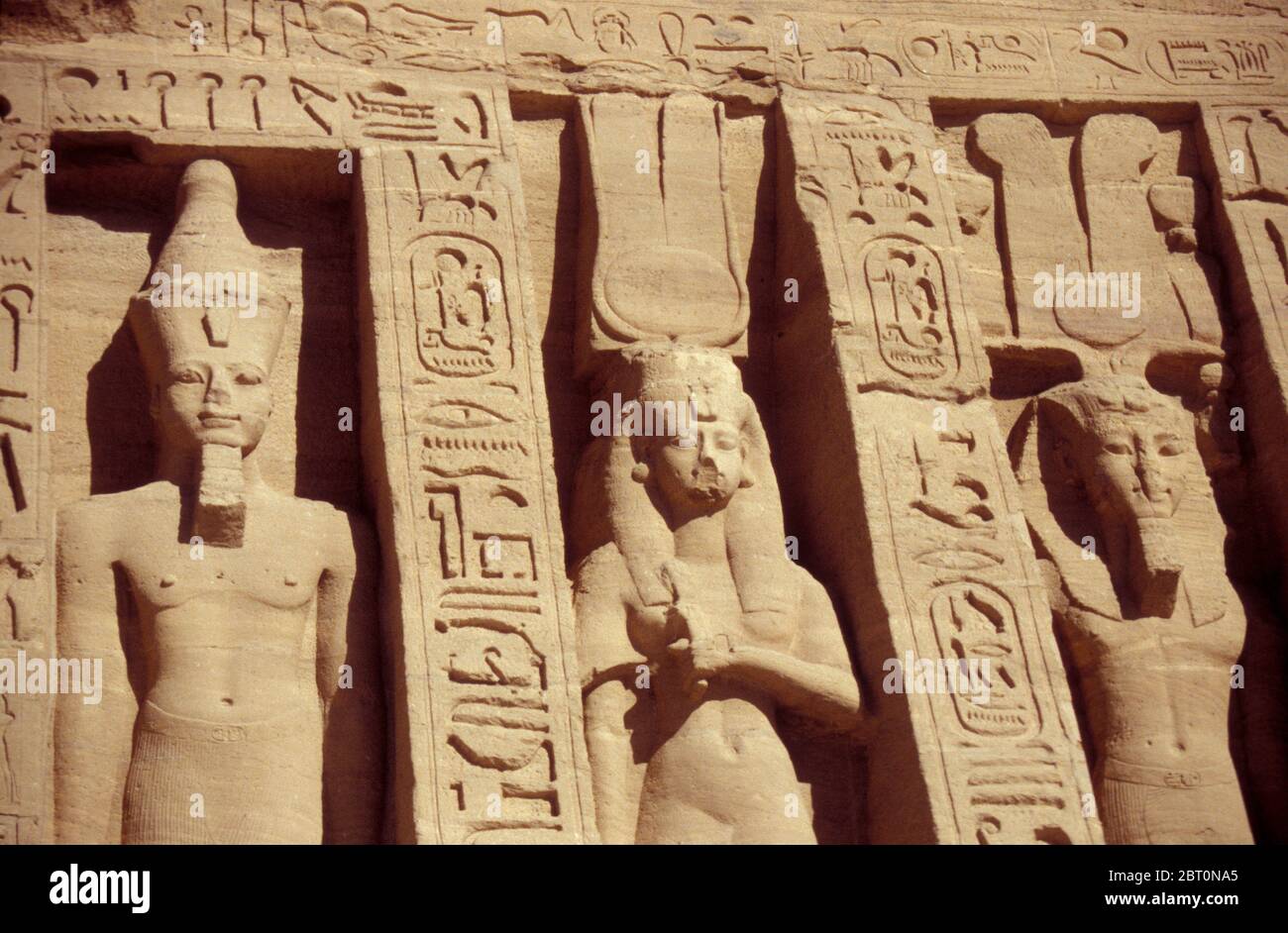 Small Temple of Hathor and Nefertari at Abu Simbel in Aswan, Egypt ...