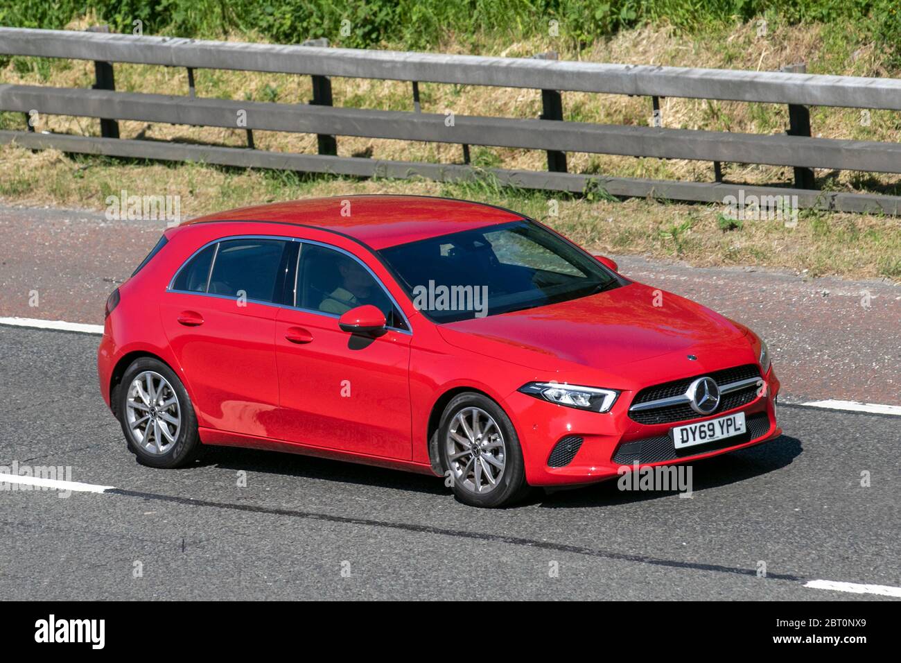 Mercedes benz a class red cars hi-res stock photography and images - Alamy
