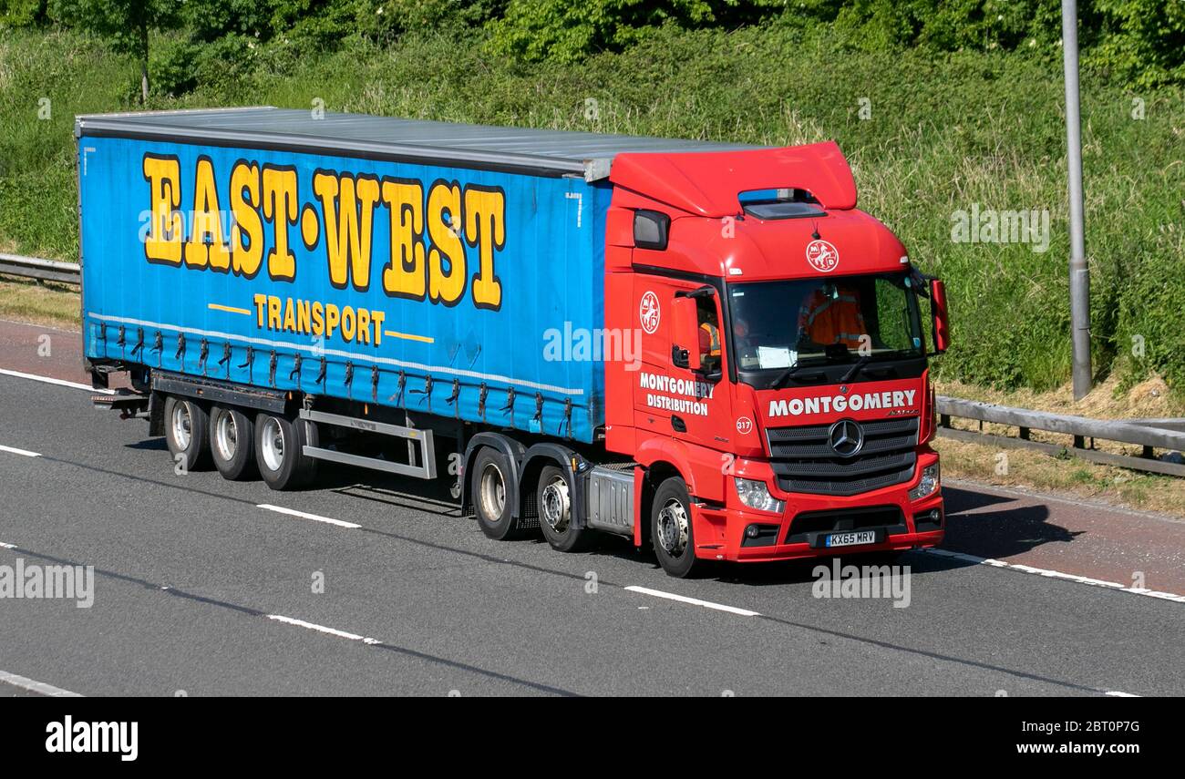 East West Haulage delivery trucks, Montgomery lorry, transportation ...