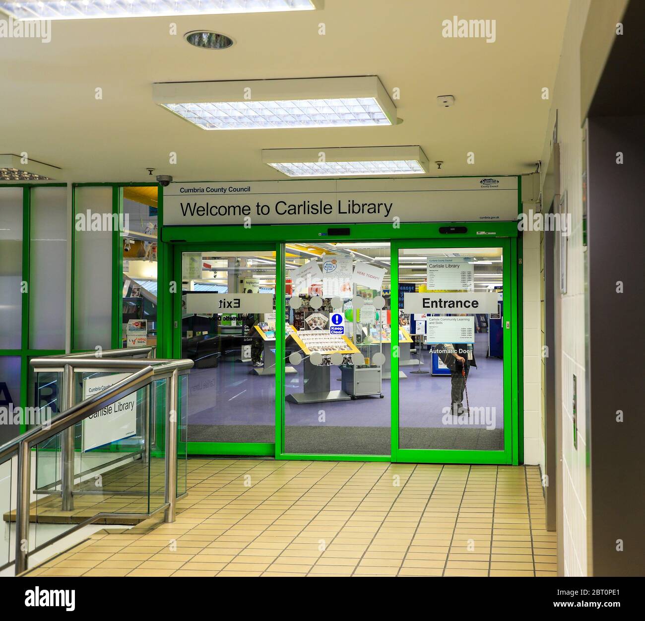Carlisle Library, Carlisle, Cumbria, England, UK Stock Photo - Alamy