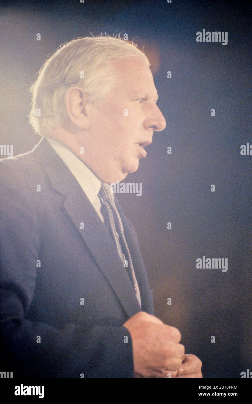 James Prior speaking at the Conservative Womens Conference 1980 Stock ...