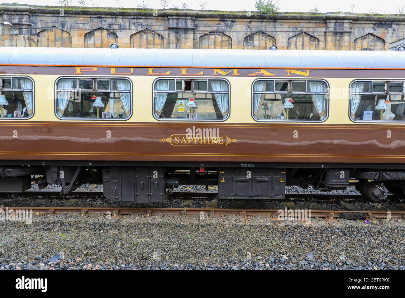 A Pullman carriage or coach or car, named Sapphire, number 351, built ...