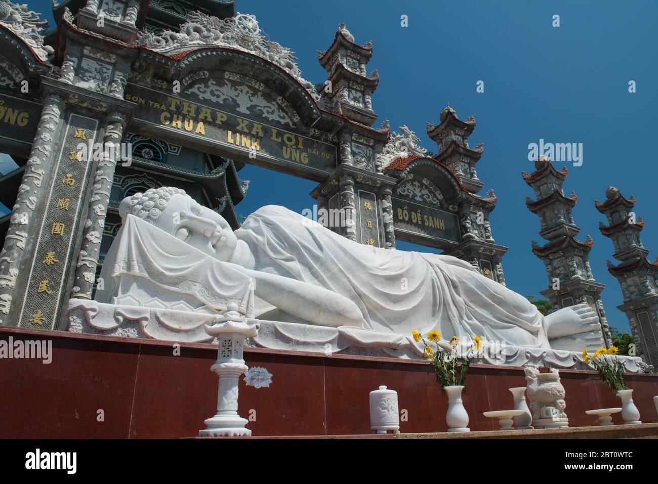 Da Nang/Vietnam 10-21-19 linh ung pagoda famous tourist and religious ...