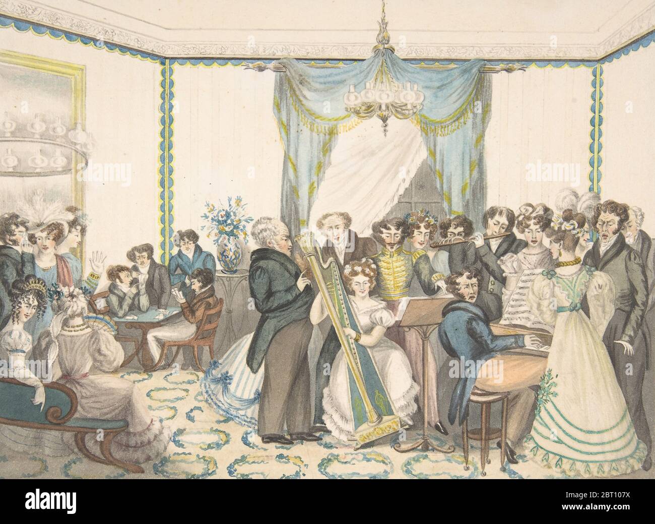 A Concert, 1820-30 Stock Photo - Alamy