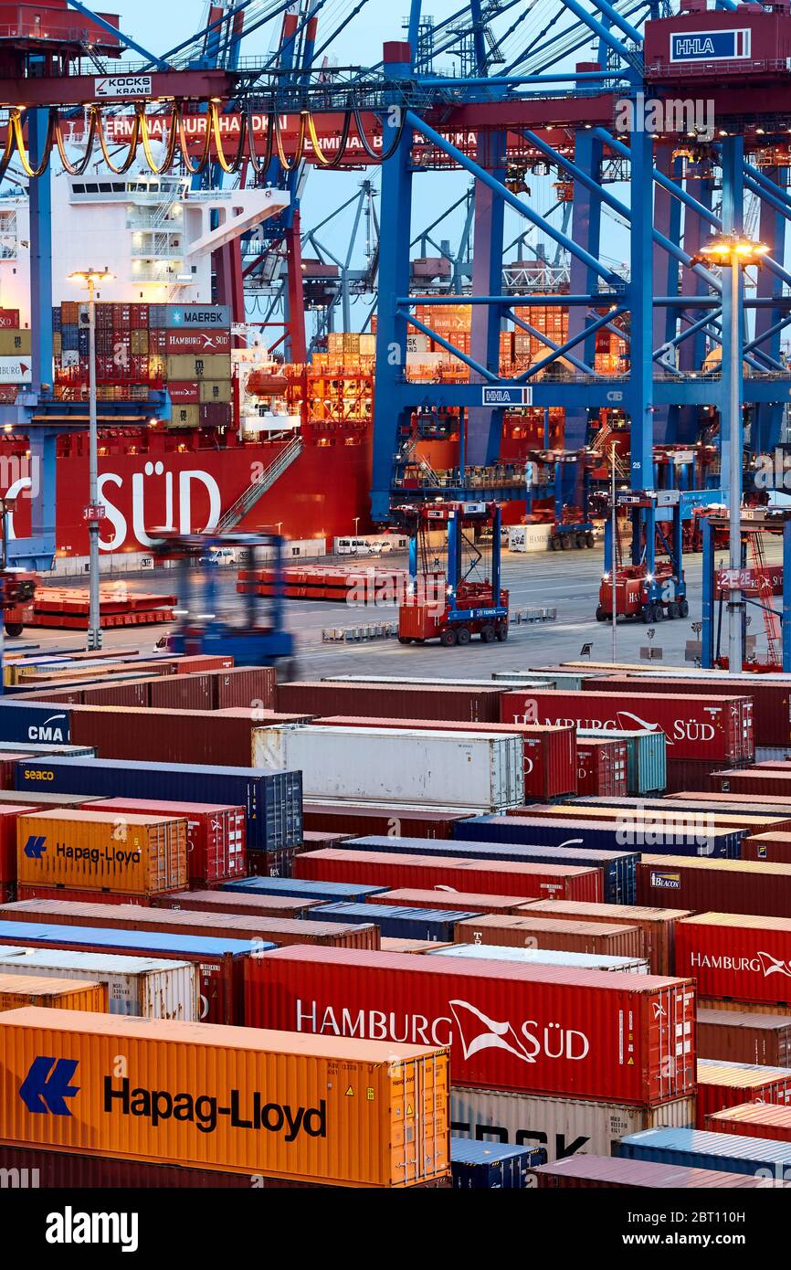 Container terminal burchardkai hi-res stock photography and images - Alamy