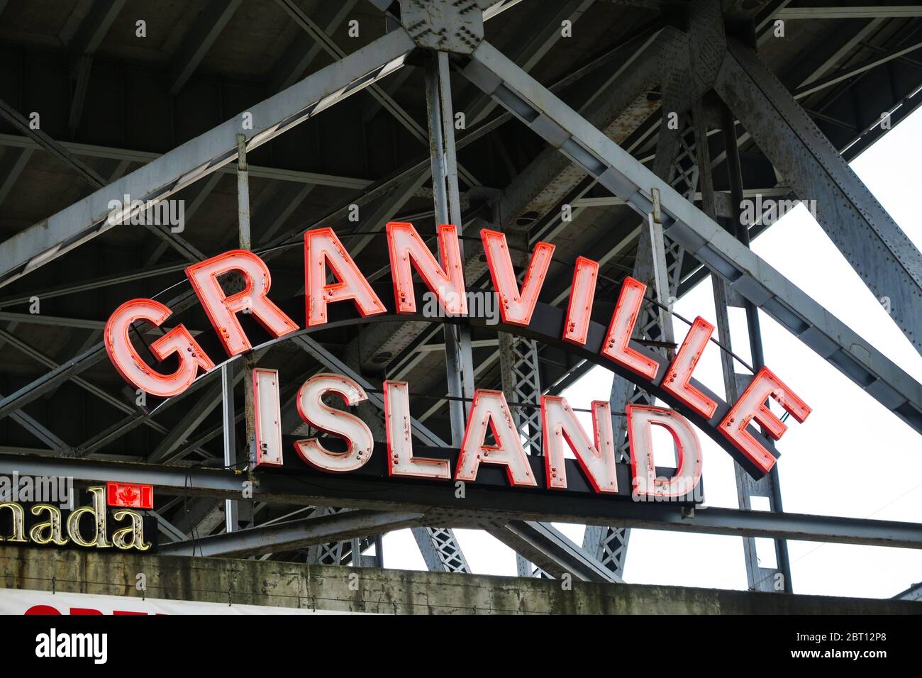 Entrance to granville island hi-res stock photography and images - Alamy