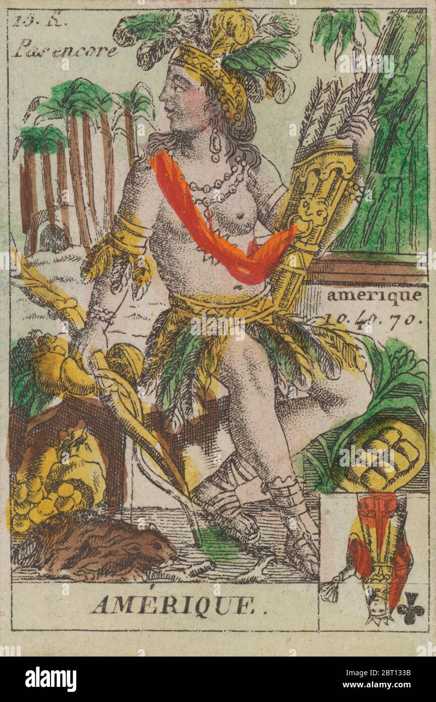 American 18th century playing cards hi-res stock photography and images ...