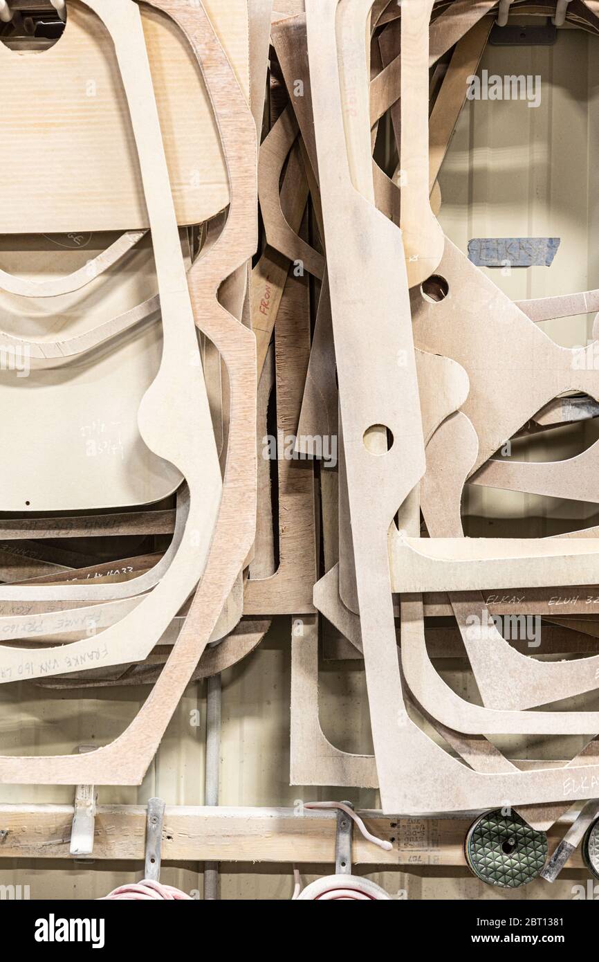 Sink Templates for cutting stone Stock Photo - Alamy