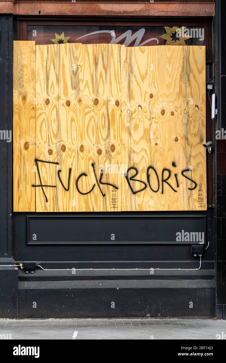 Anti boris graffiti hi-res stock photography and images - Alamy