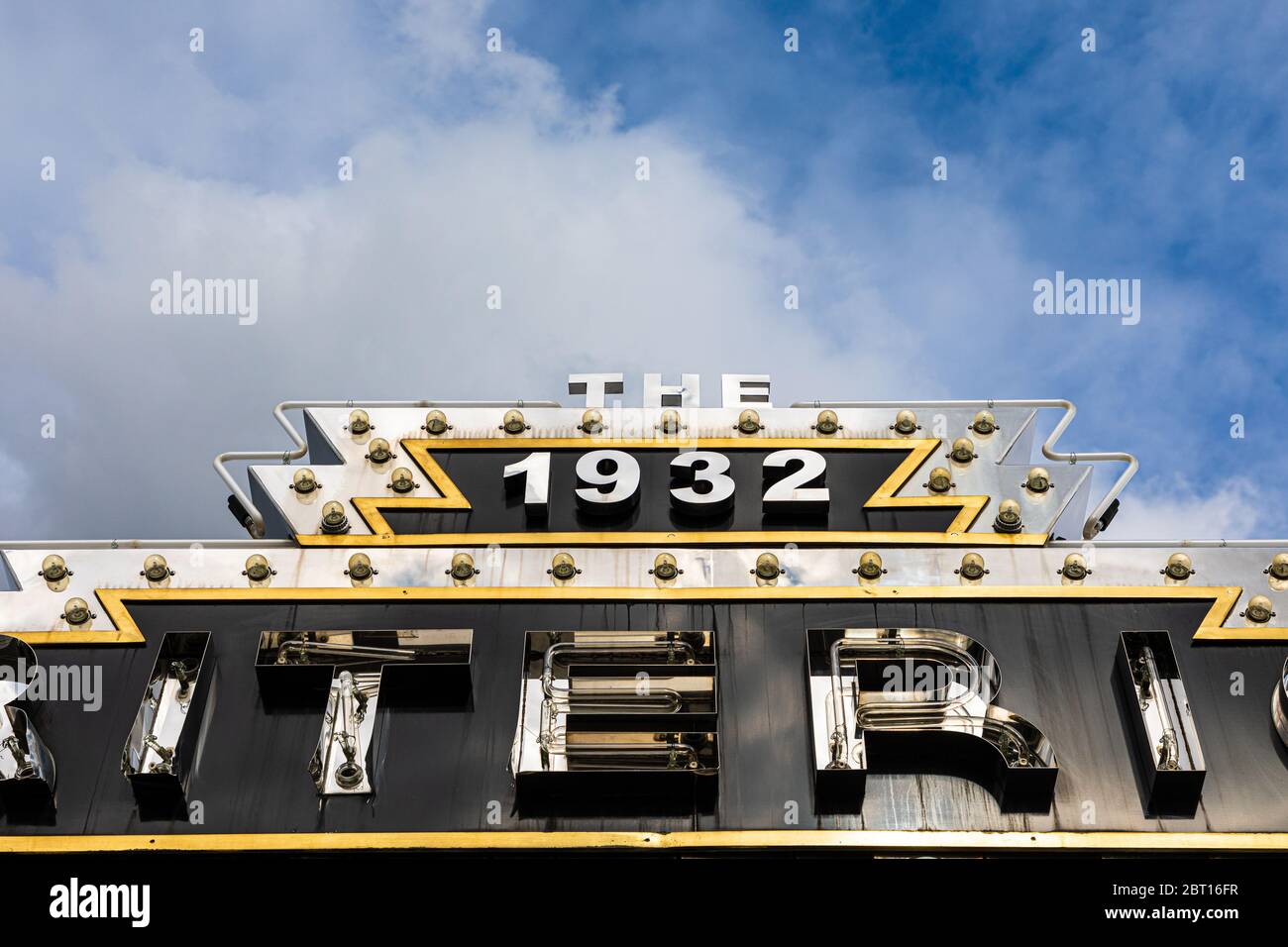 Old movie theater Stock Photo - Alamy