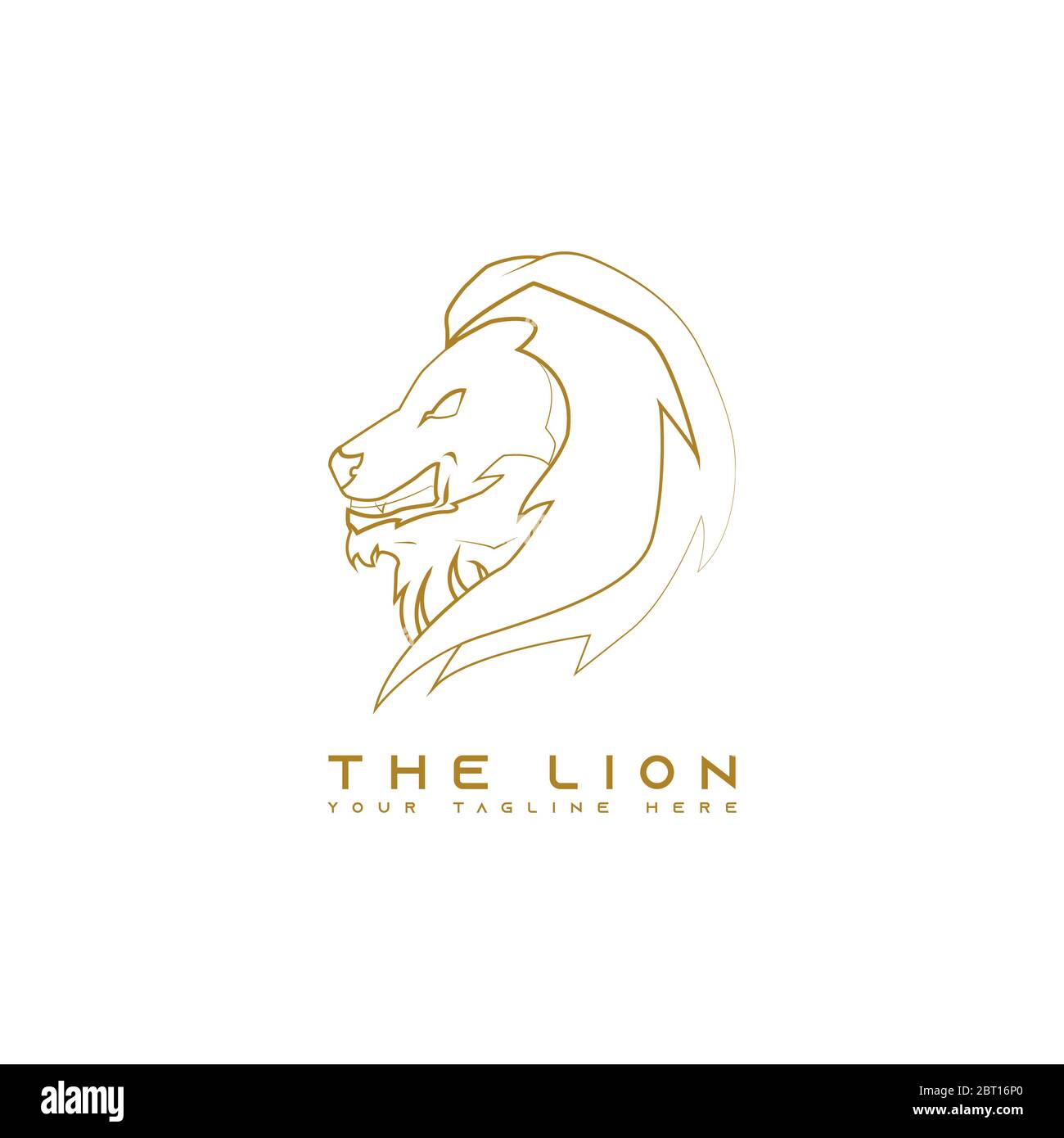Left facing lion Stock Vector Images - Alamy