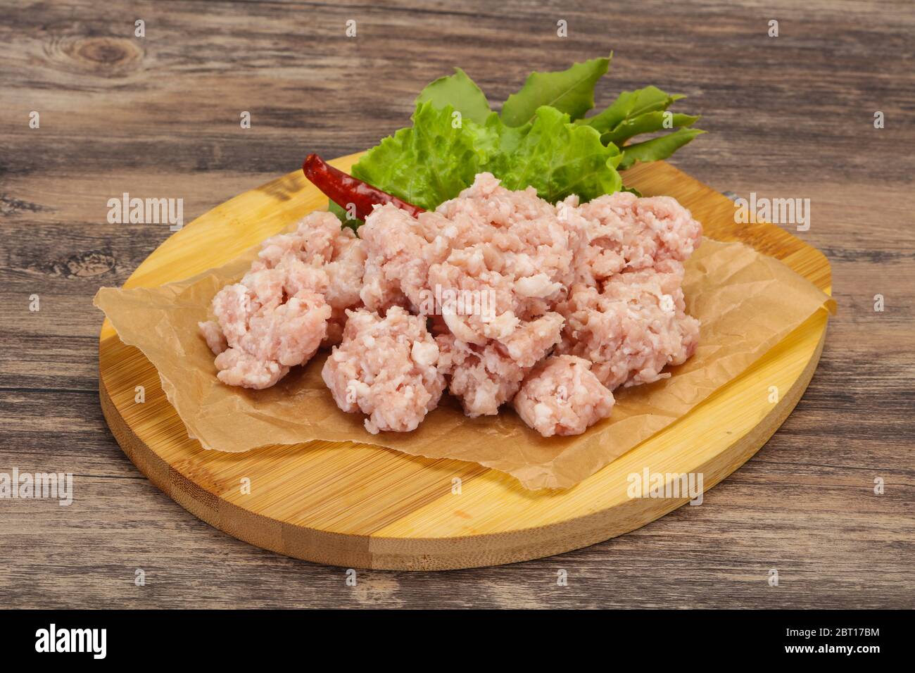Homemade pork minced meat ready for cooking Stock Photo - Alamy