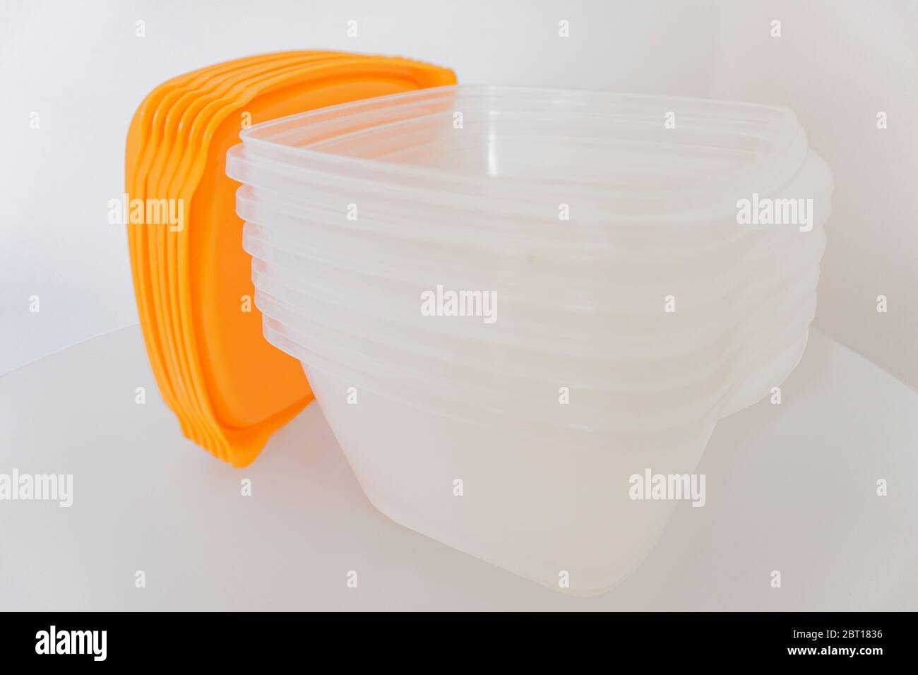 tupperware isolated in white background Stock Photo - Alamy