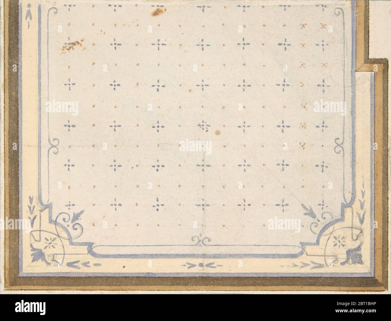 Design for a ceiling, 1860-1900 Stock Photo - Alamy