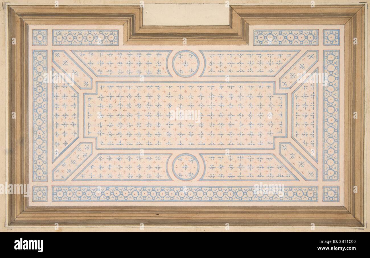 Design for a ceiling, 1860-1900 Stock Photo - Alamy