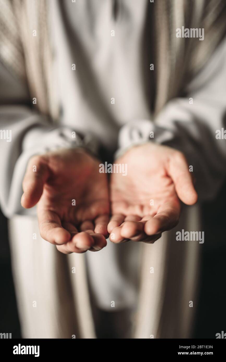 Jesus Hand Reaching Down