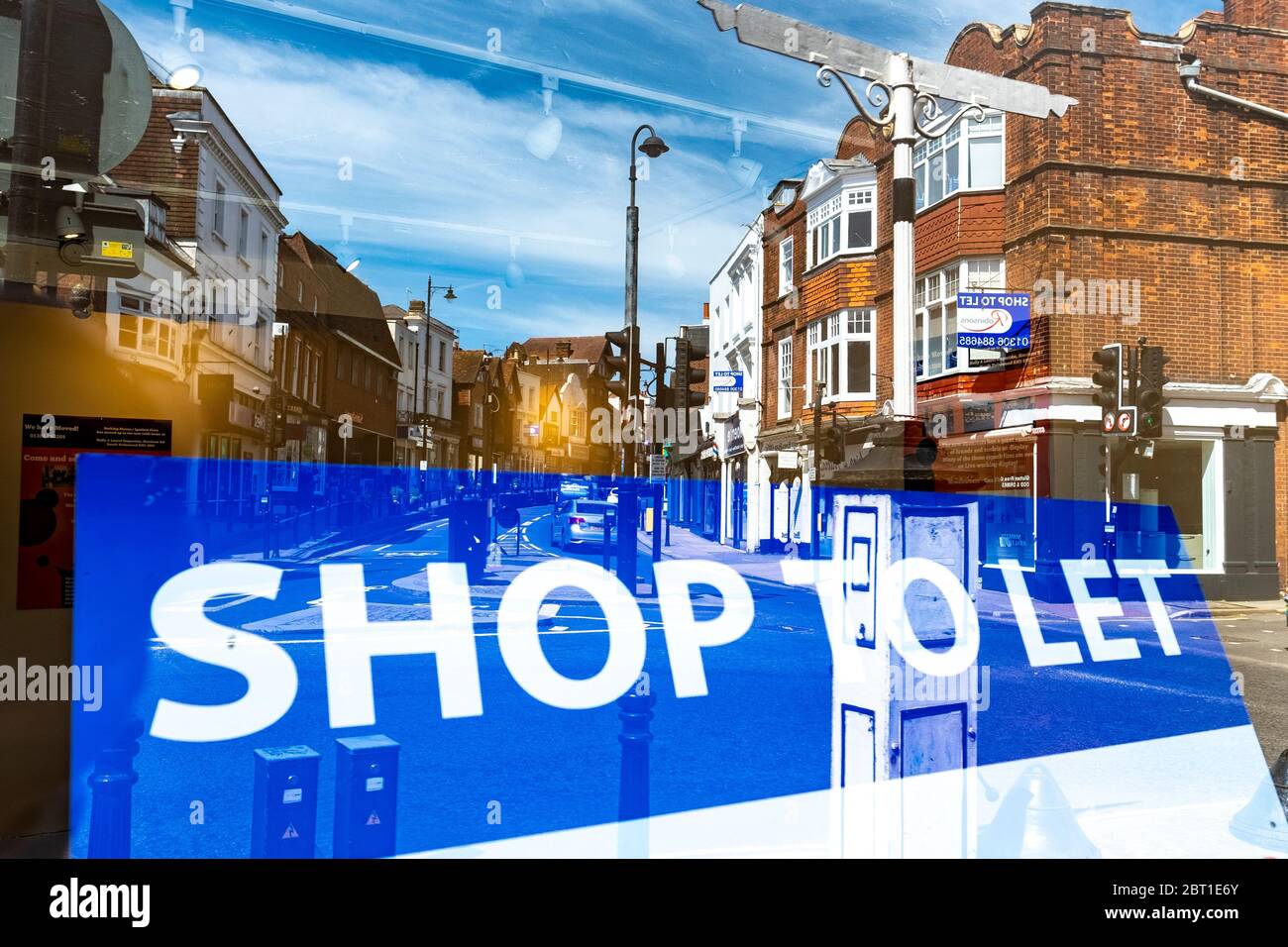 Empty high street may 2020 hi-res stock photography and images - Alamy
