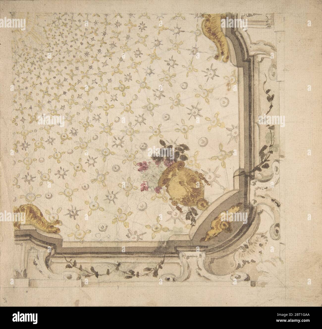 Design for Ceiling, 18th century Stock Photo - Alamy