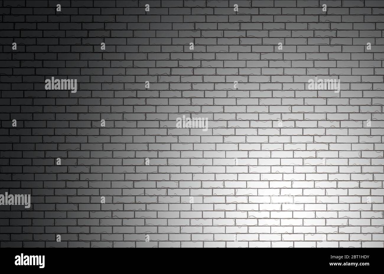 brick wall with spot light effect Stock Photo - Alamy