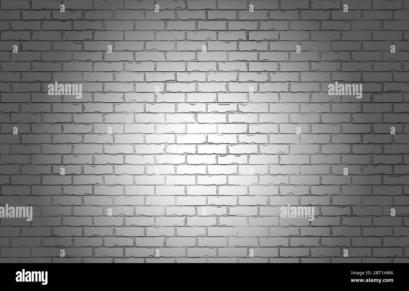 brick wall with spot light effect Stock Photo - Alamy