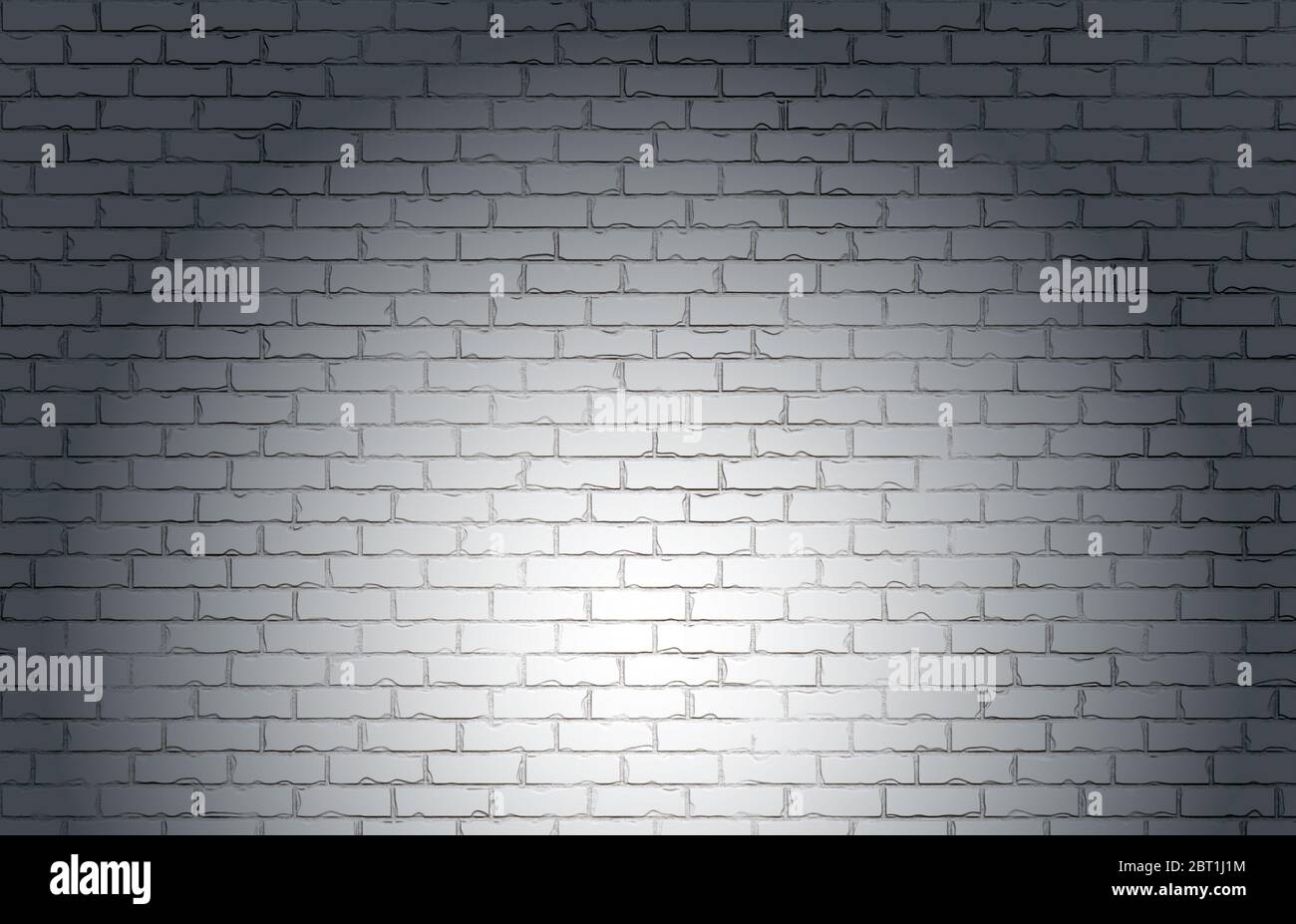 brick wall with spot light effect Stock Photo - Alamy