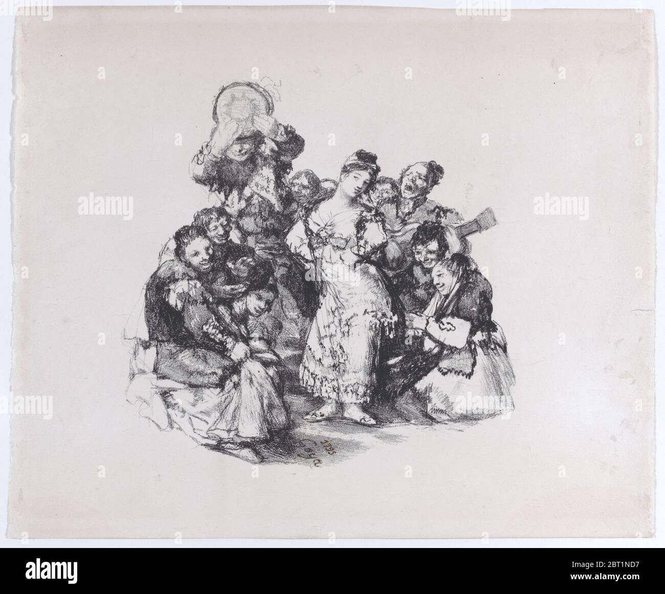 El vito (The Andalusian dance), ca. 1825-1826 Stock Photo - Alamy