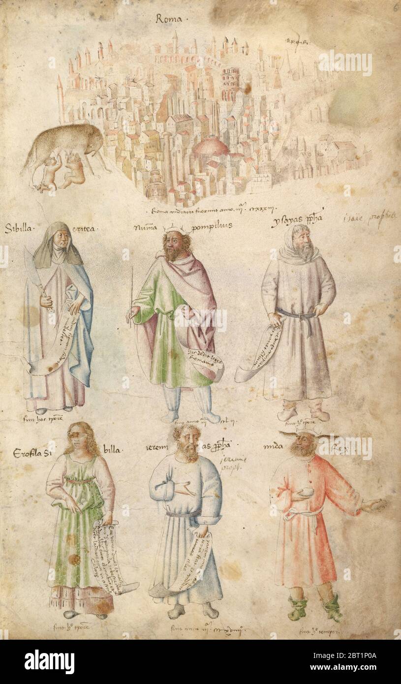 Famous Men and Women from Classical and Biblical Antiquity., 1450s ...