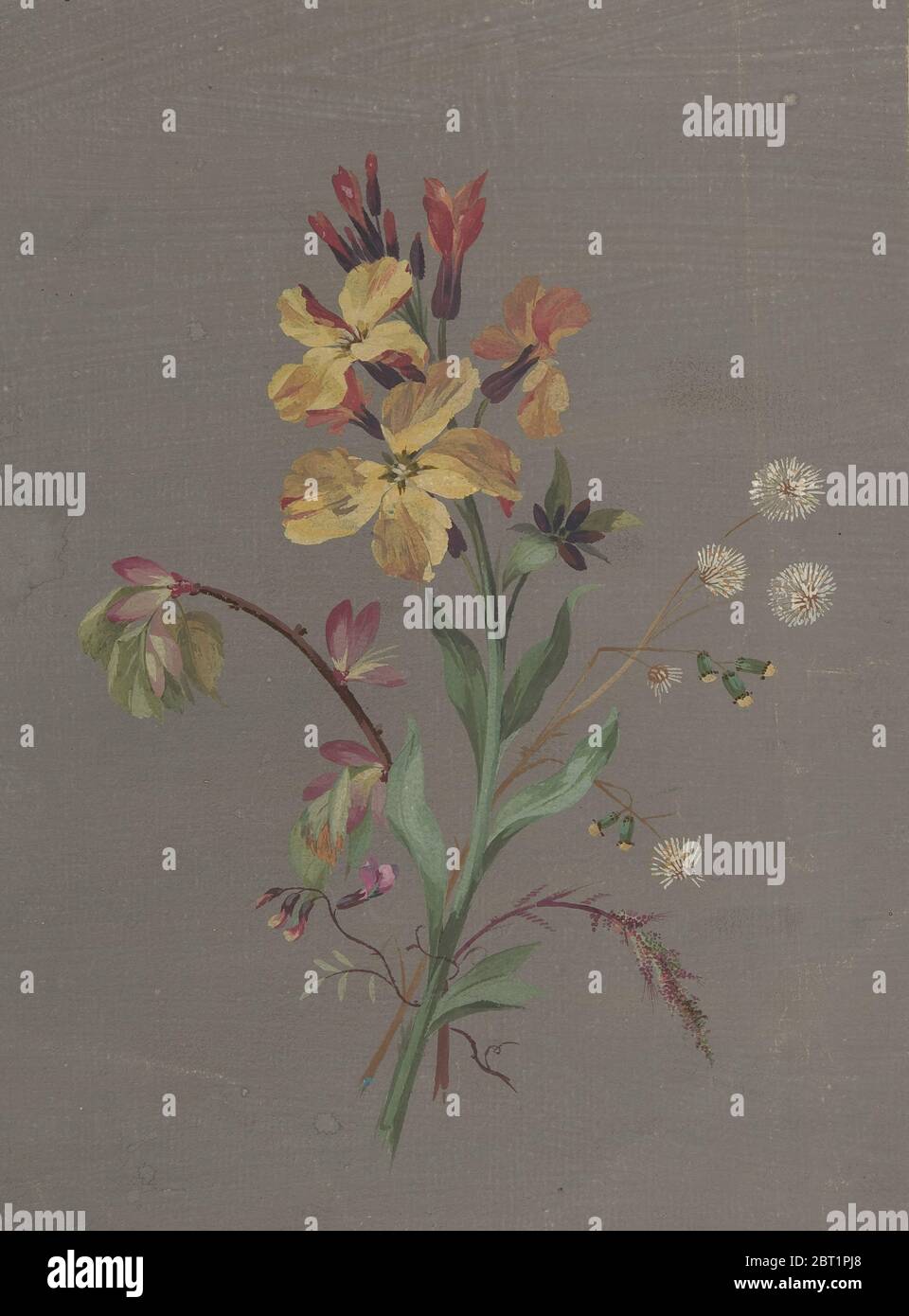 Floral Design, ca. 1820 Stock Photo - Alamy