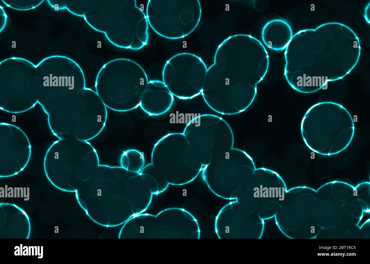 colored abstract bacteria cells Stock Photo - Alamy