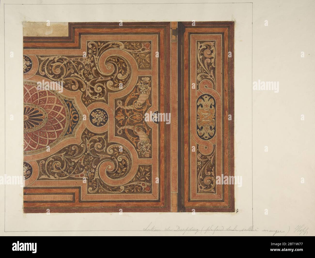 Intarsia ceiling design hi-res stock photography and images - Alamy