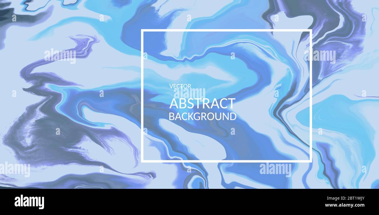 VectorVector abstract marble texture blue color, Fluid design ...