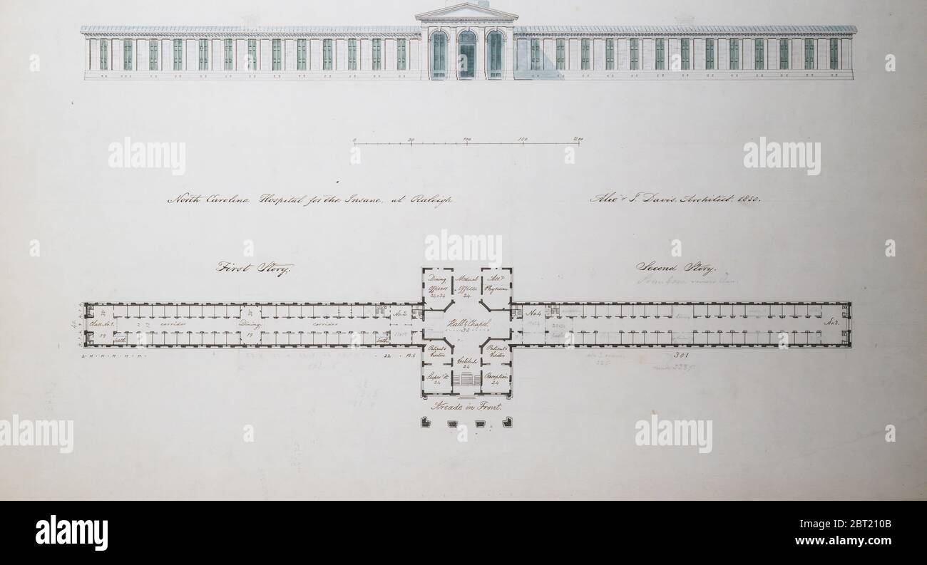 Hospital plan 19th century hi-res stock photography and images - Alamy