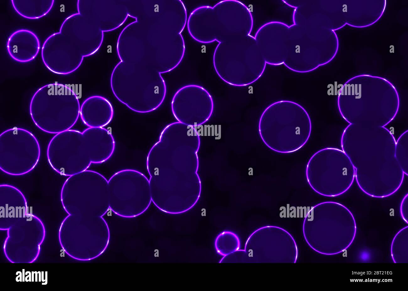 decorative abstract colored shiny bacteria cells Stock Photo - Alamy