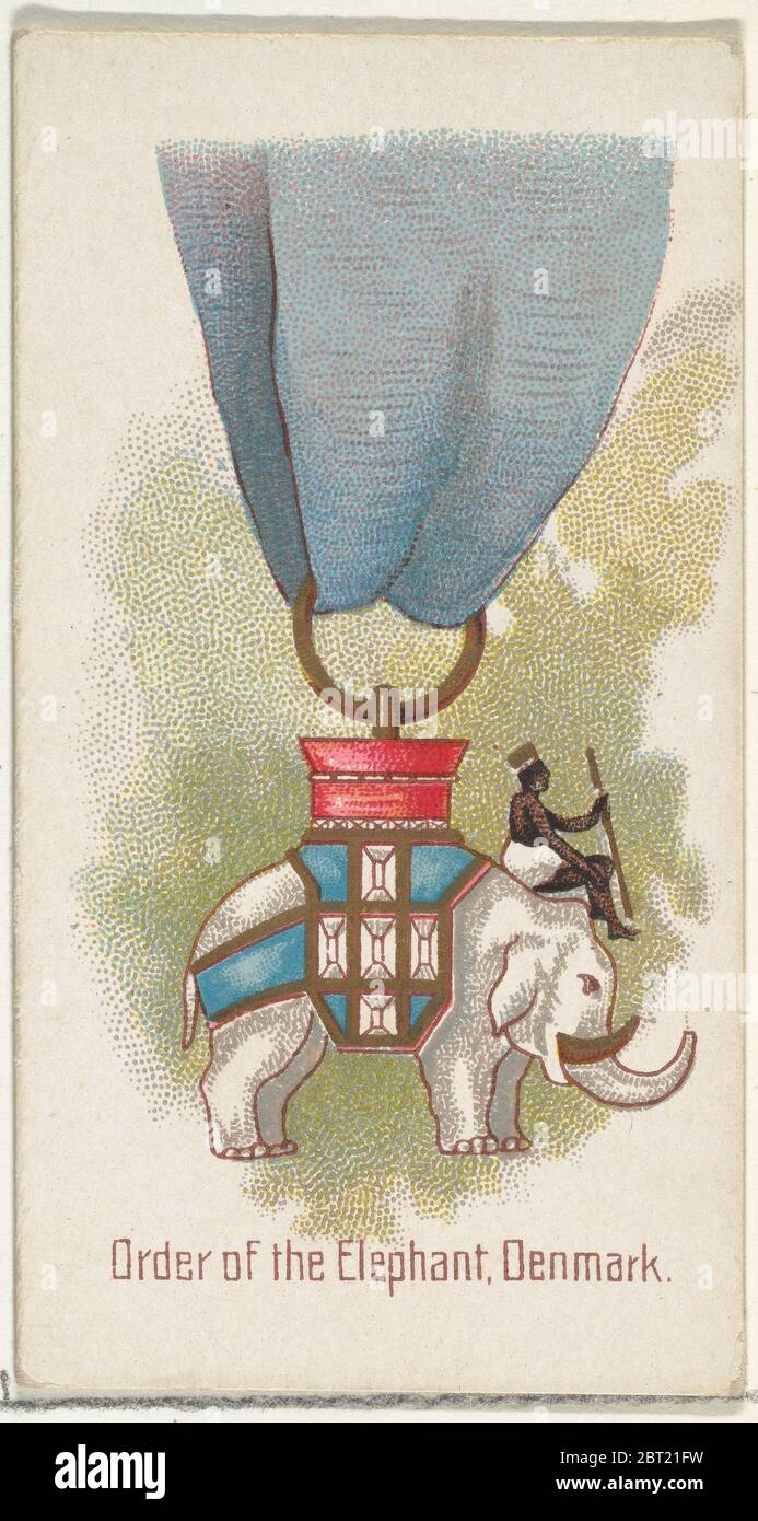 Order of the Elephant, Denmark, from the World's Decorations series ...