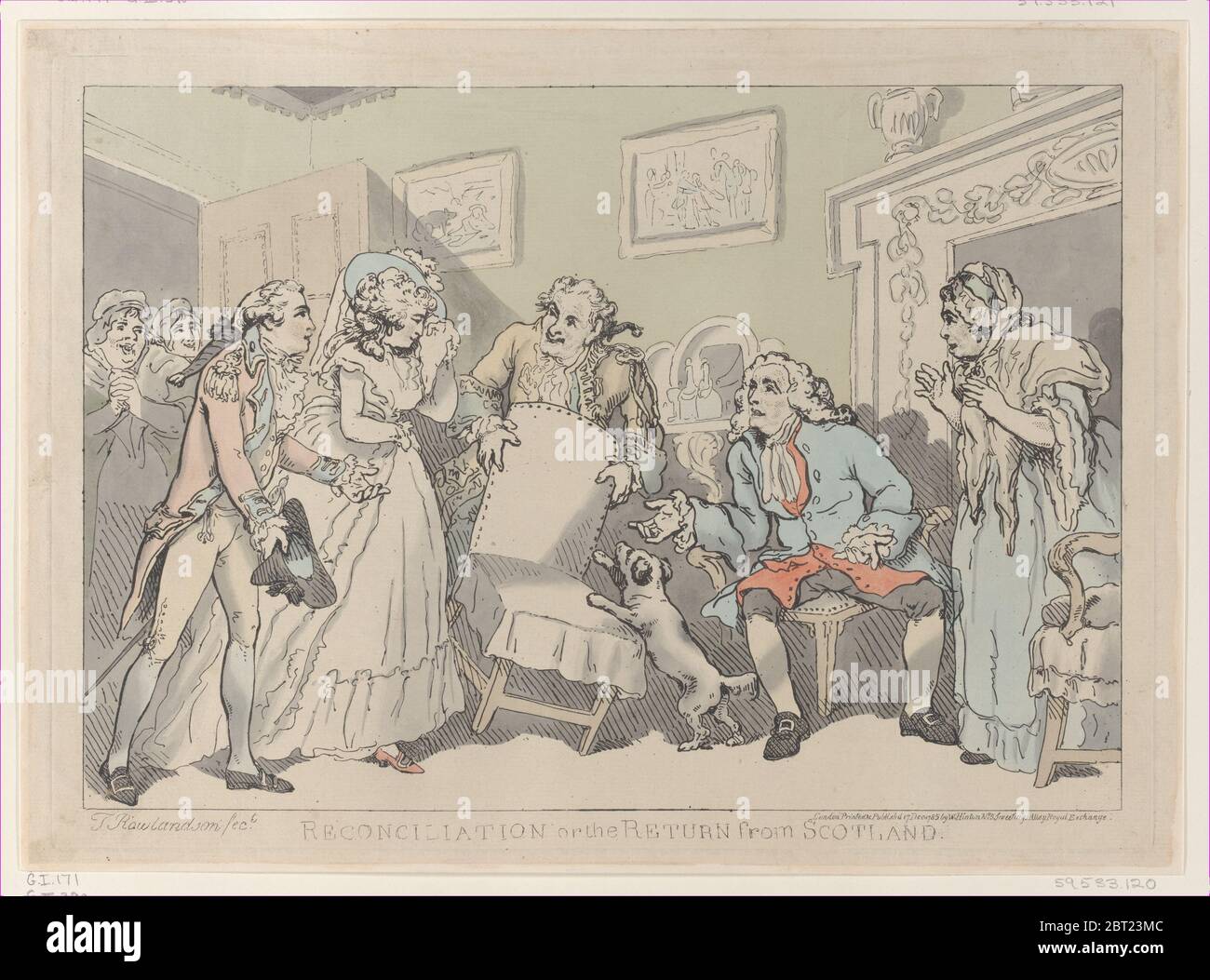 Thomas rowlandson cartoon scotland hi-res stock photography and images ...