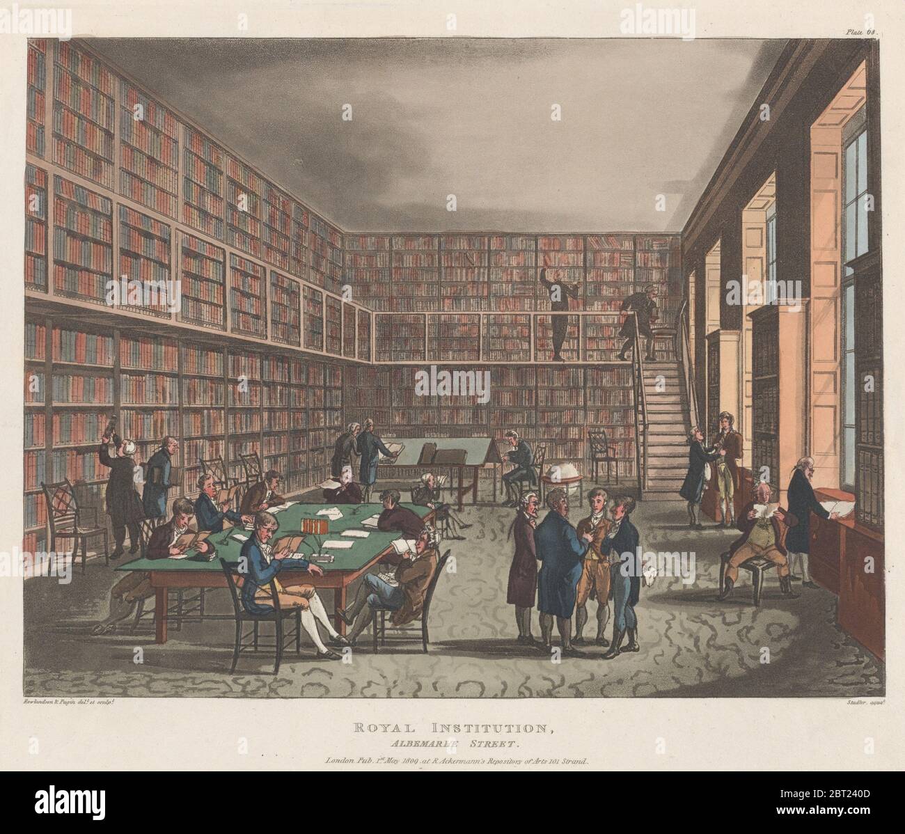 Royal institution london library hi-res stock photography and images ...