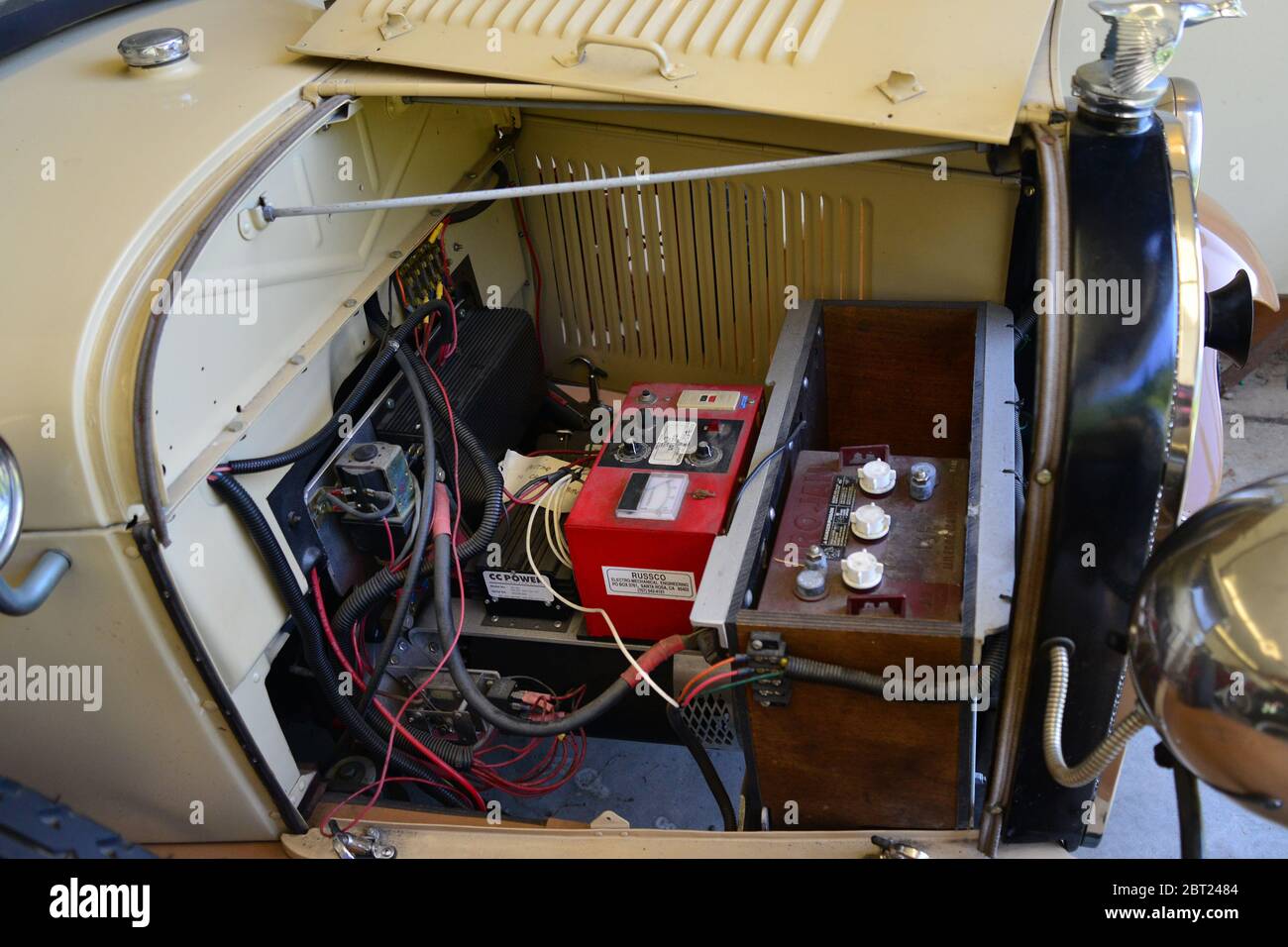 This electric battery powered Ford Model A, resides in the Totem Bight ...