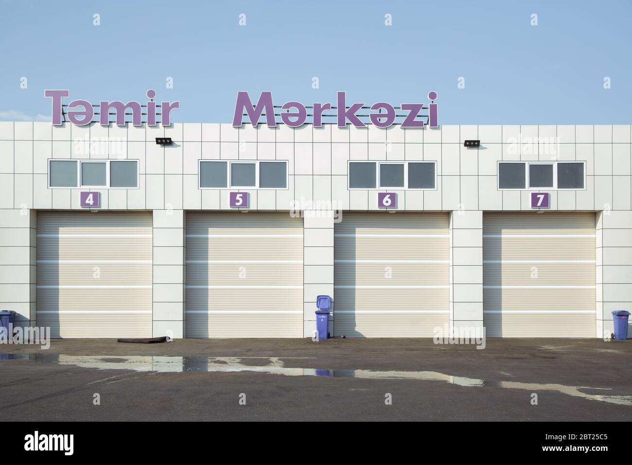 Automatic Electric Roll-up Gate Or Push-up Door In The Modern Building ...