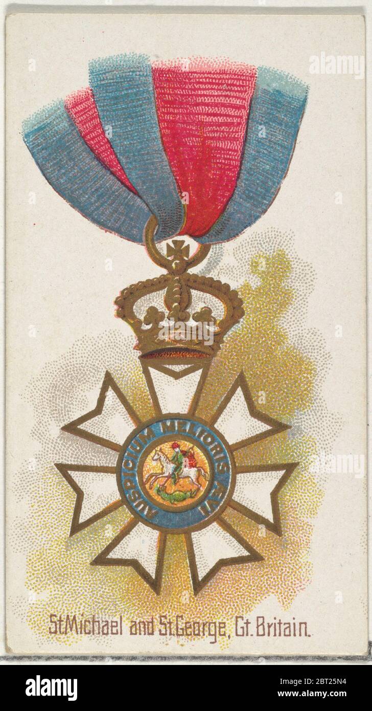 St. Michael and St. George, Great Britain, from the World's Decorations ...