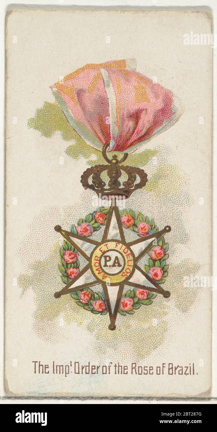 The Imperial Order of the Rose of Brazil, from the World's Decorations ...