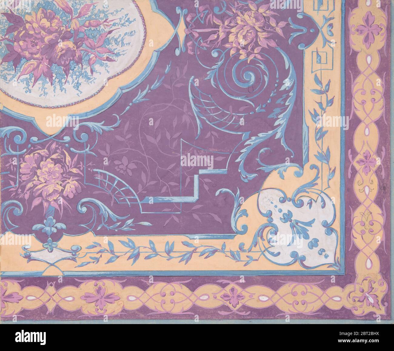 Wallpaper featuring strapwork hi-res stock photography and images - Alamy