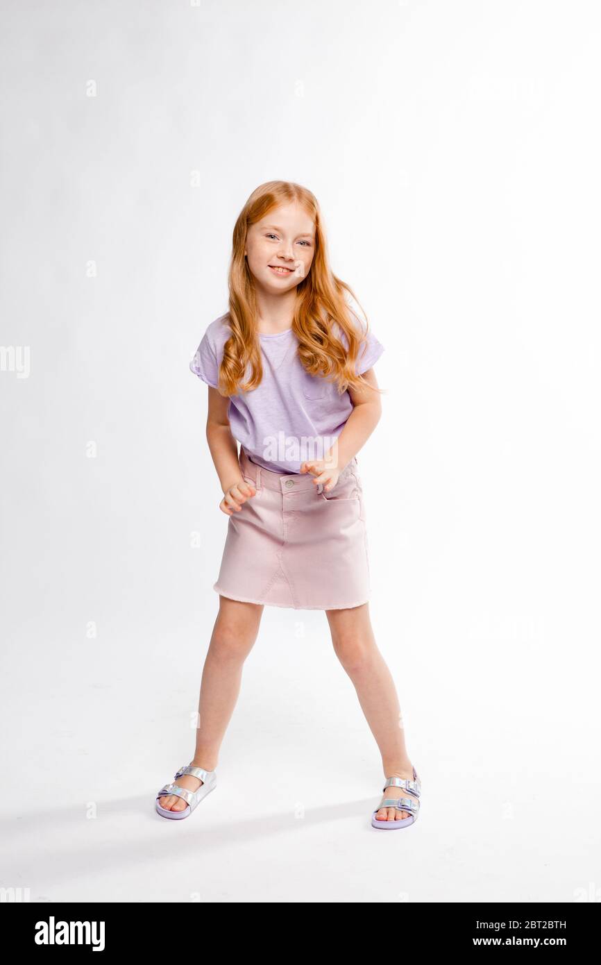 Dancing girl ginger hi-res stock photography and images - Alamy