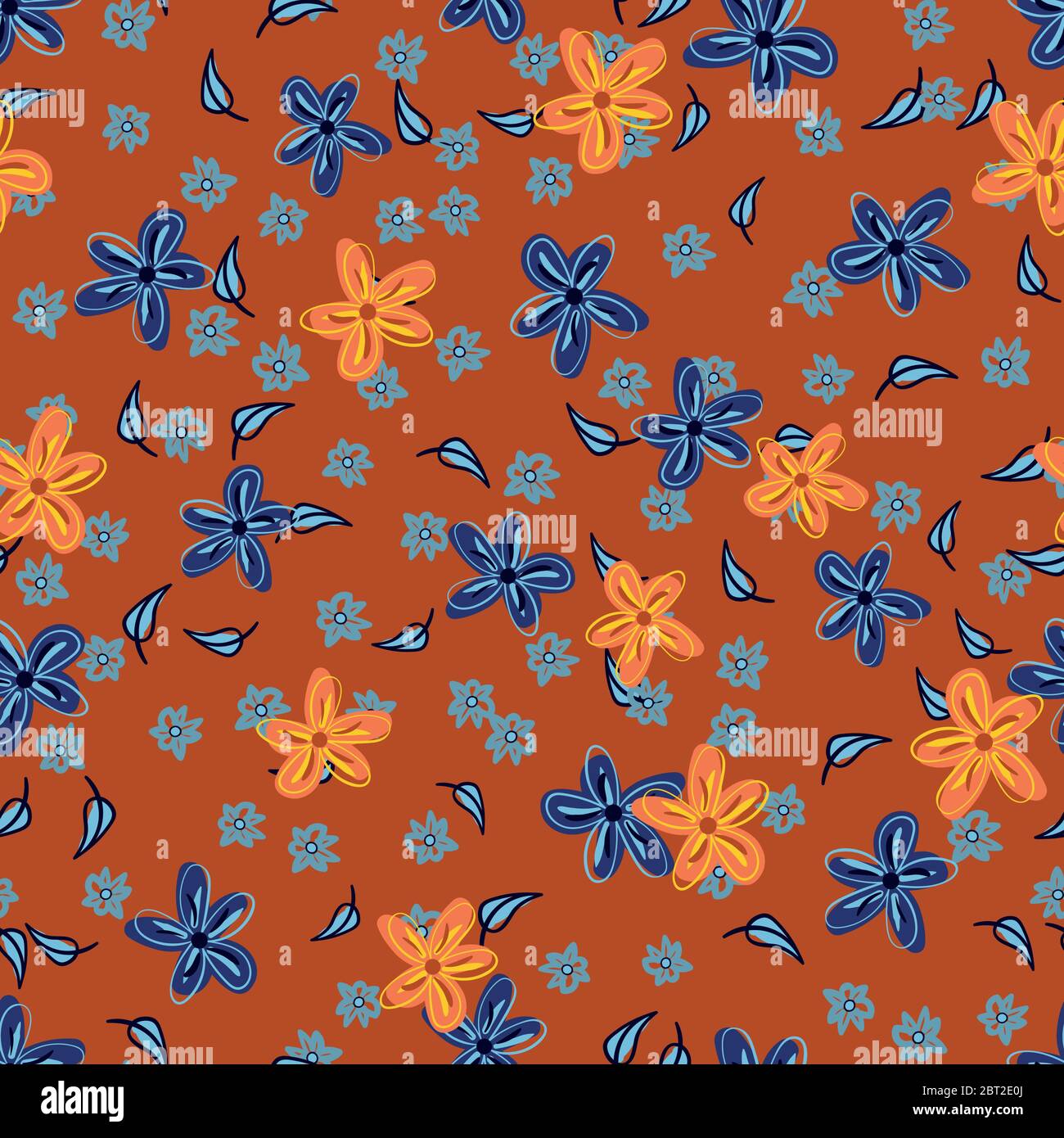 Big and small plants Stock Vector Images - Alamy