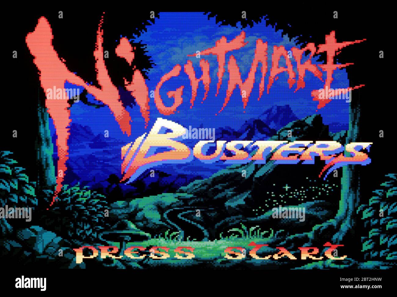 Nightmare Busters - SNES Super Nintendo - Editorial use only Stock ...