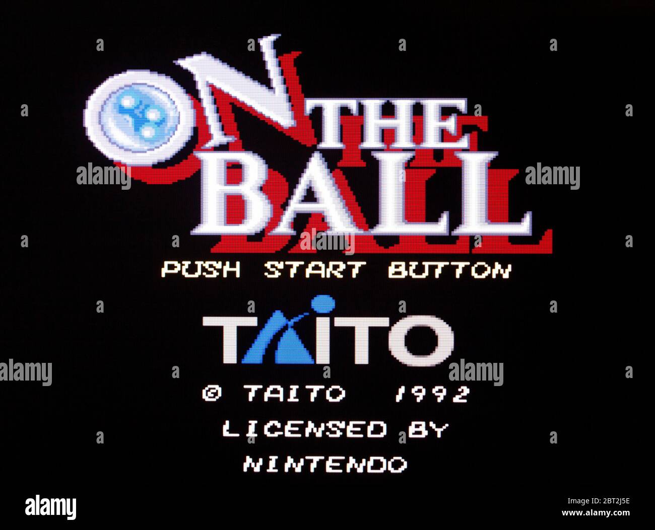 On The Ball - SNES Super Nintendo - Editorial use only Stock Photo - Alamy