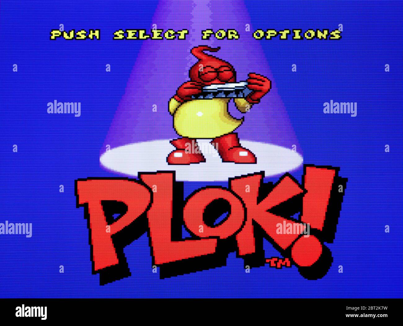 Plok! - SNES Super Nintendo - Editorial use only Stock Photo - Alamy